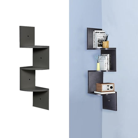 Floating Wall Corner Shelf Bookcase Storage Rack | Walmart Canada