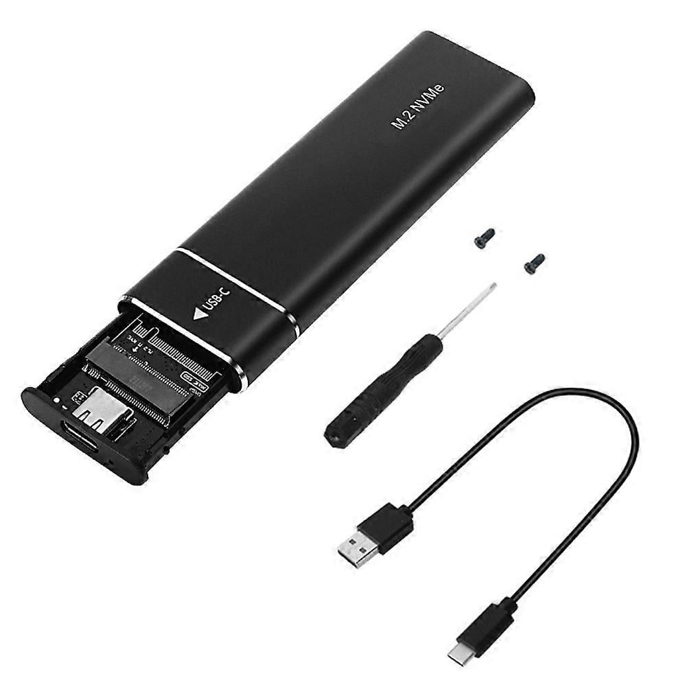 Nvme Adapter M2 SSD Enclosure USB 3.1 Type-C External Protocol M and ...