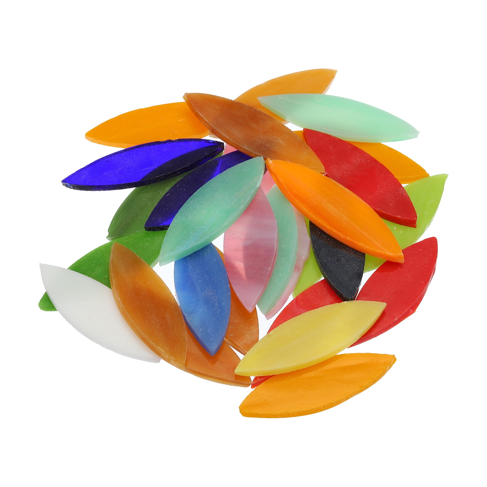 Click here for Uxcell 100g Stained Glass Mosaic Big Leaf 0.63 X 1... prices