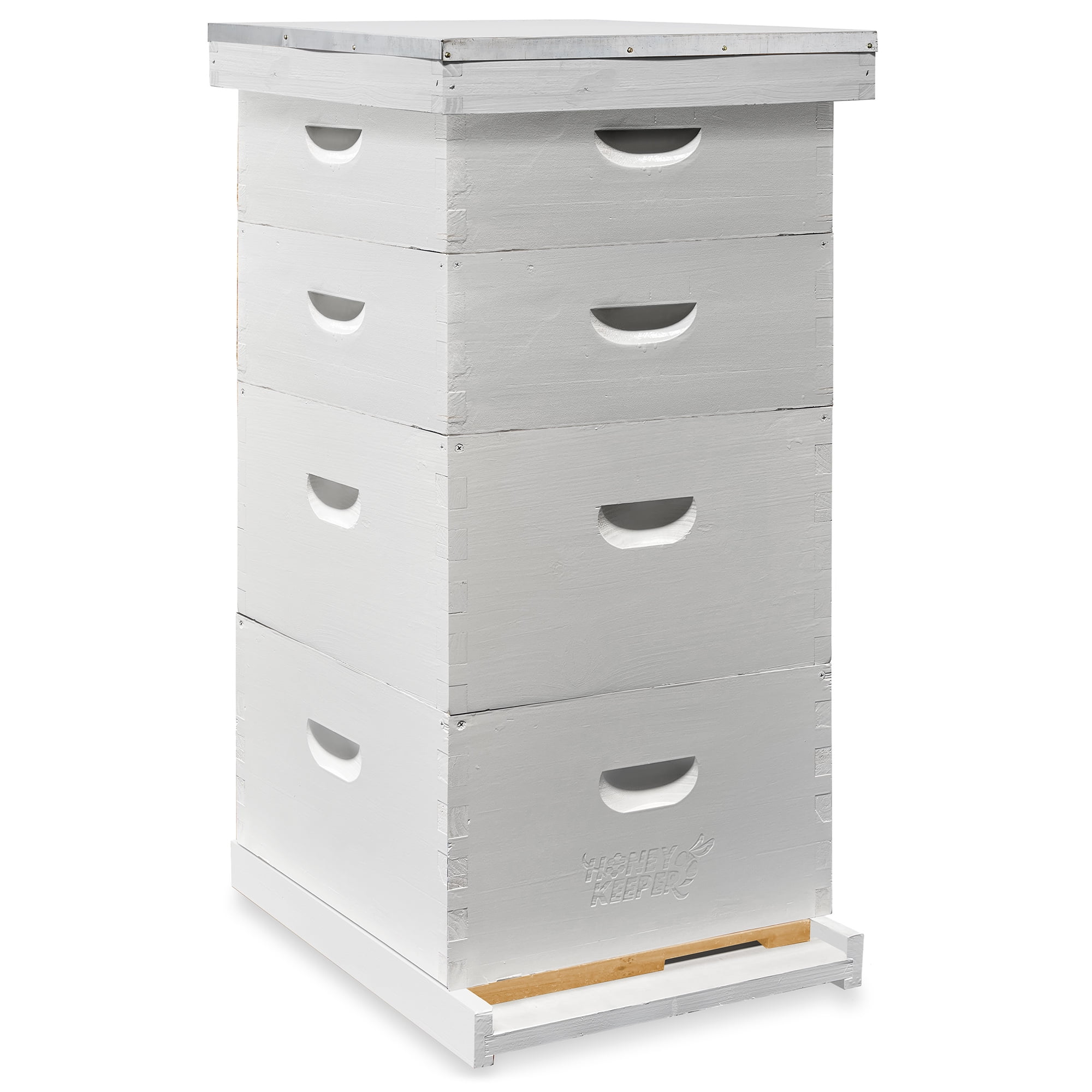 Honey Keeper Beehive Kit Assembled and Painted, 10 Frame Kit, 2 Deep ...