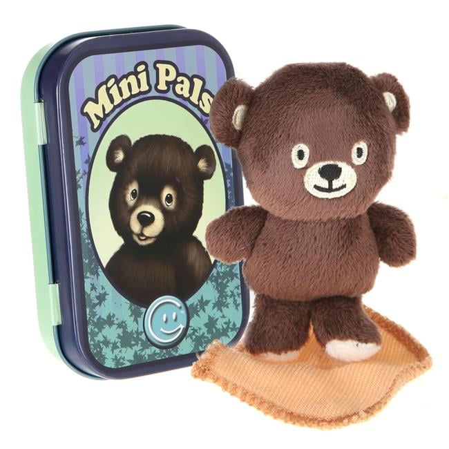 giftable world t01-teddy mini pals - bear tin, trading card & plush, 2 ...