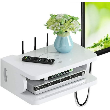 Wall Floating Shelves For Set Top Box Tv Box, Floating Wall Mounted Tv ...