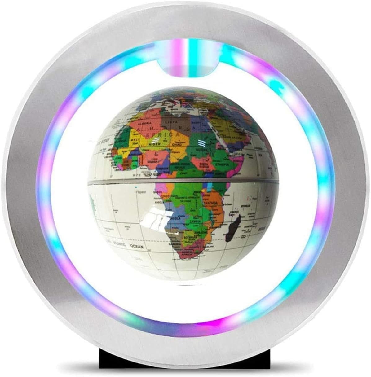 LINLIN Magnetic Levitation Globe, 4inch Magnetic Levitation Floating ...