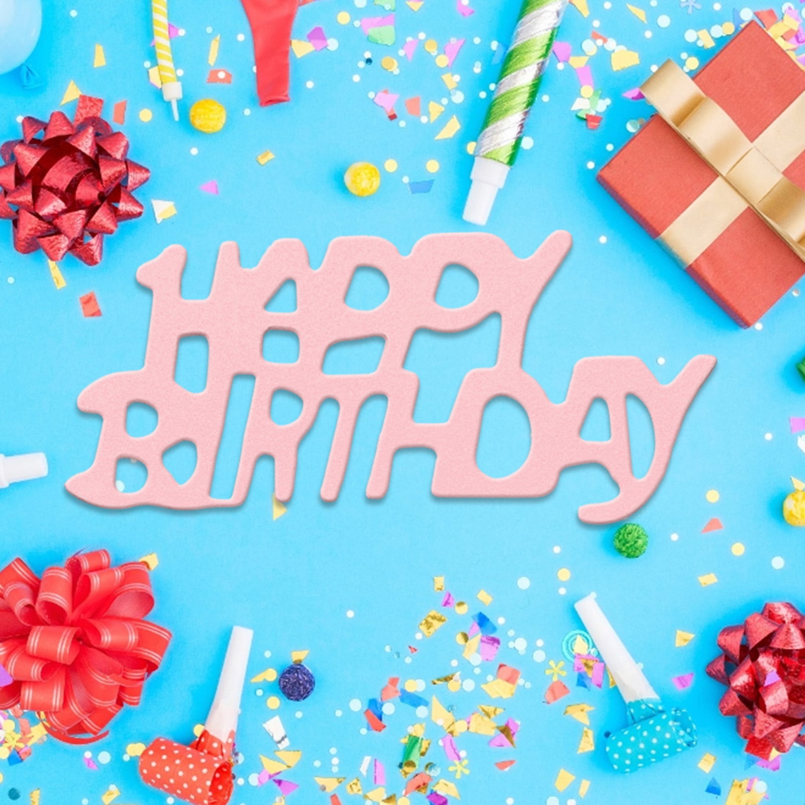 Birthday Party Confetti With Star Rose Gold Happy Birthday Letter For birthday-party-confetti-with-star-rose-gold-happy-birthday-letter-for