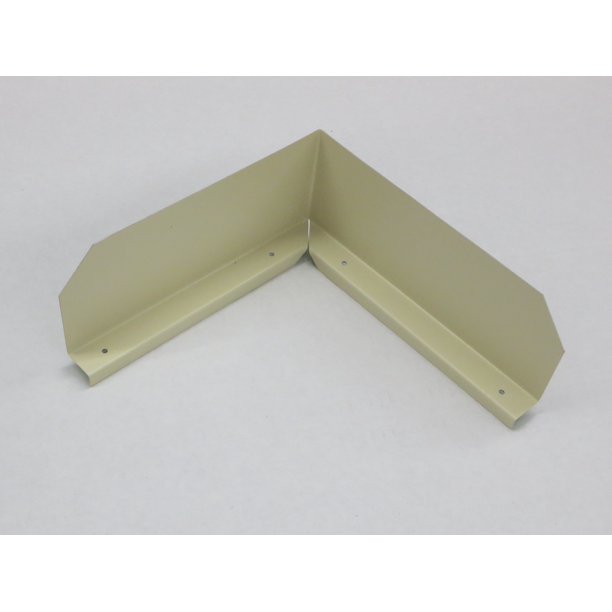 Bent (Inside Corner) Gutter Valley Splash Guards - 12 ct CLASSIC CREAM ...