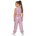 Haitryli Kids Shiny Jazz Disco Outfits Hip Hop Dance Shorts Sets Cheer ...