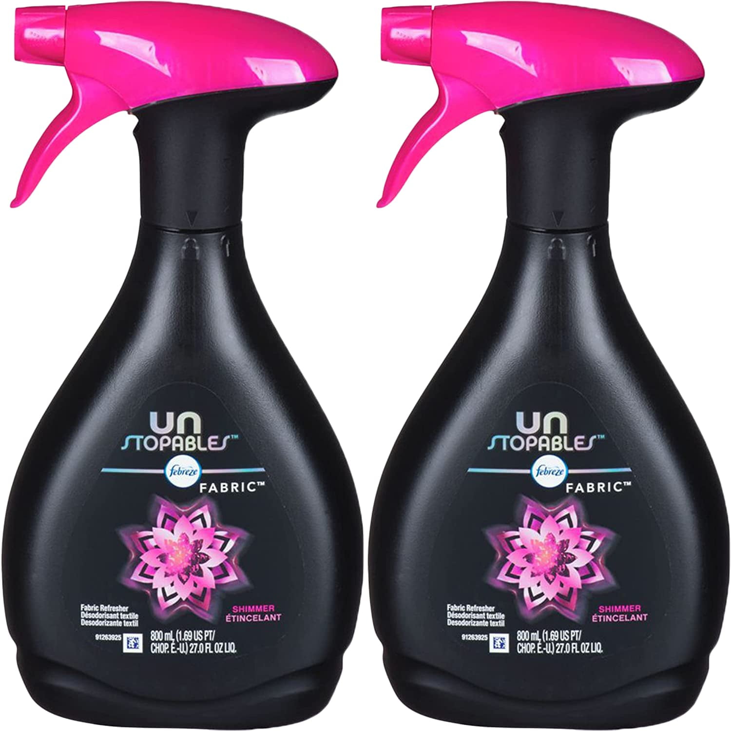 Febreze Unstoppables Fabric Refresher Spray Shimmer Scent, 27 Ounce ...