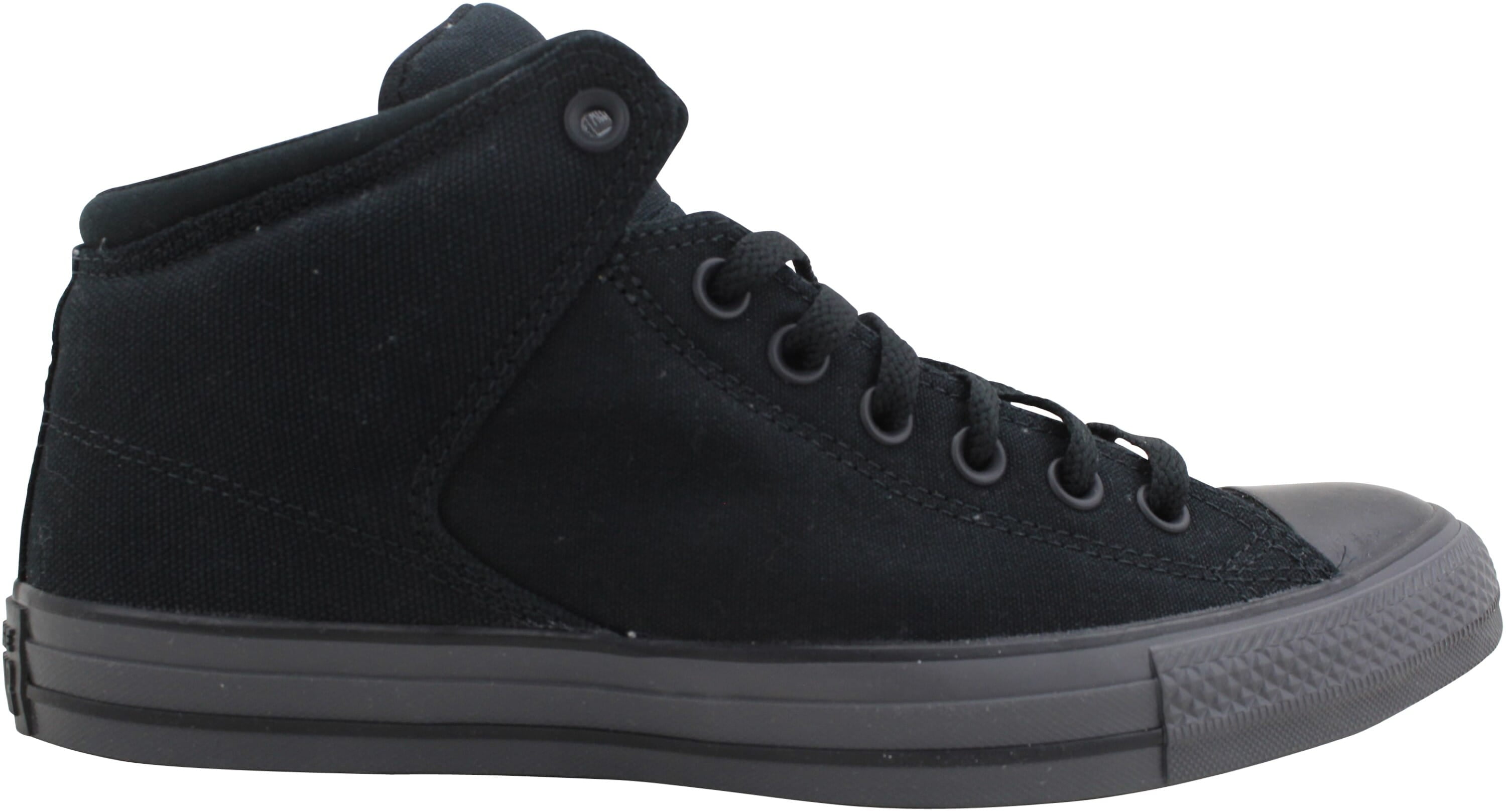 Converse Chuck Taylor All Star High Street Mid Black/Black/Almost-Black ...