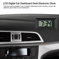 LCD Digital Table Car Dashboard Desk Electronic Clock with Date Time ...