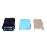 KALMORE RFID Secure Women's Leather Card Holder Wallet, Blue - Walmart.com