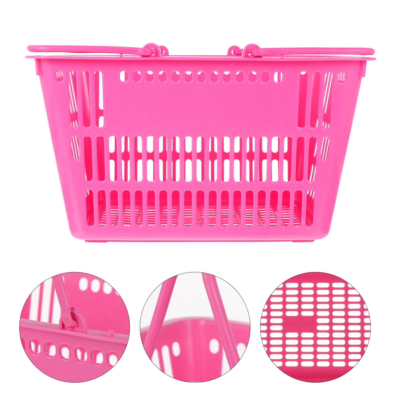Buy Etereauty Basket Shopping Baskets Handles Grocery Storage Retail ...