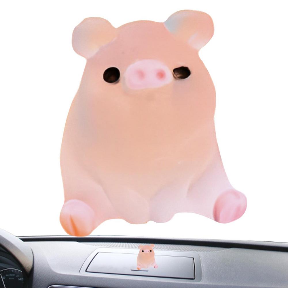 Tohuu Tiny Pig Cute Mini Resin Pig Miniature Figures Pig for DIY Garden ...