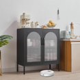 Buffet Cabinet, Modern Industrial Style Sideboard Buffet Cabinet, with ...