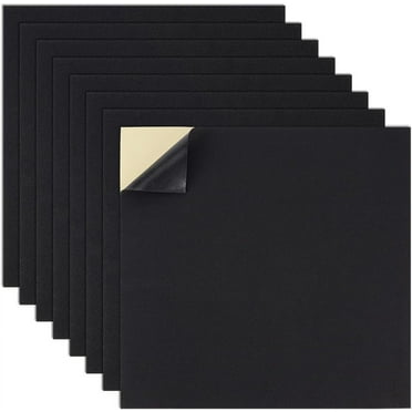 6 Packs Adhesive Foam Padding Sheets 1/4" Thick x 4" Long Square EVA ...