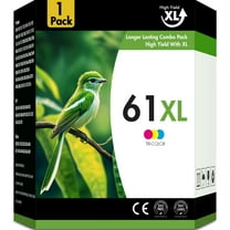 61XL 61 Ink Cartridges Compatible for Printer Ink HP 61 Black, 1Pack ...
