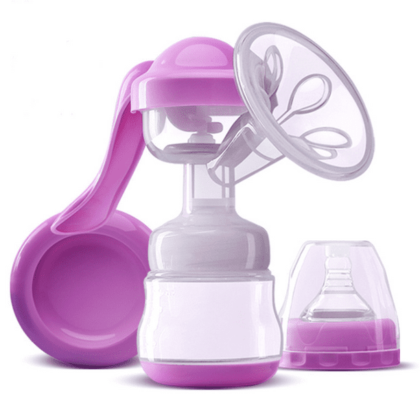 Handy Manual Portable Breast Pump with Silicone Massager, Supports ...