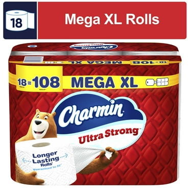 Charmin Ultra Strong Toilet Paper 16 Mega XL Rolls, 330 Sheets Per Roll ...