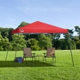 ST81 12 x 12 ft. Slant Leg Canopy - Red - Walmart.com