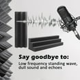 16 Pack Acoustic Foam Panels, Acoustic Trap Corner Block, Sound ...