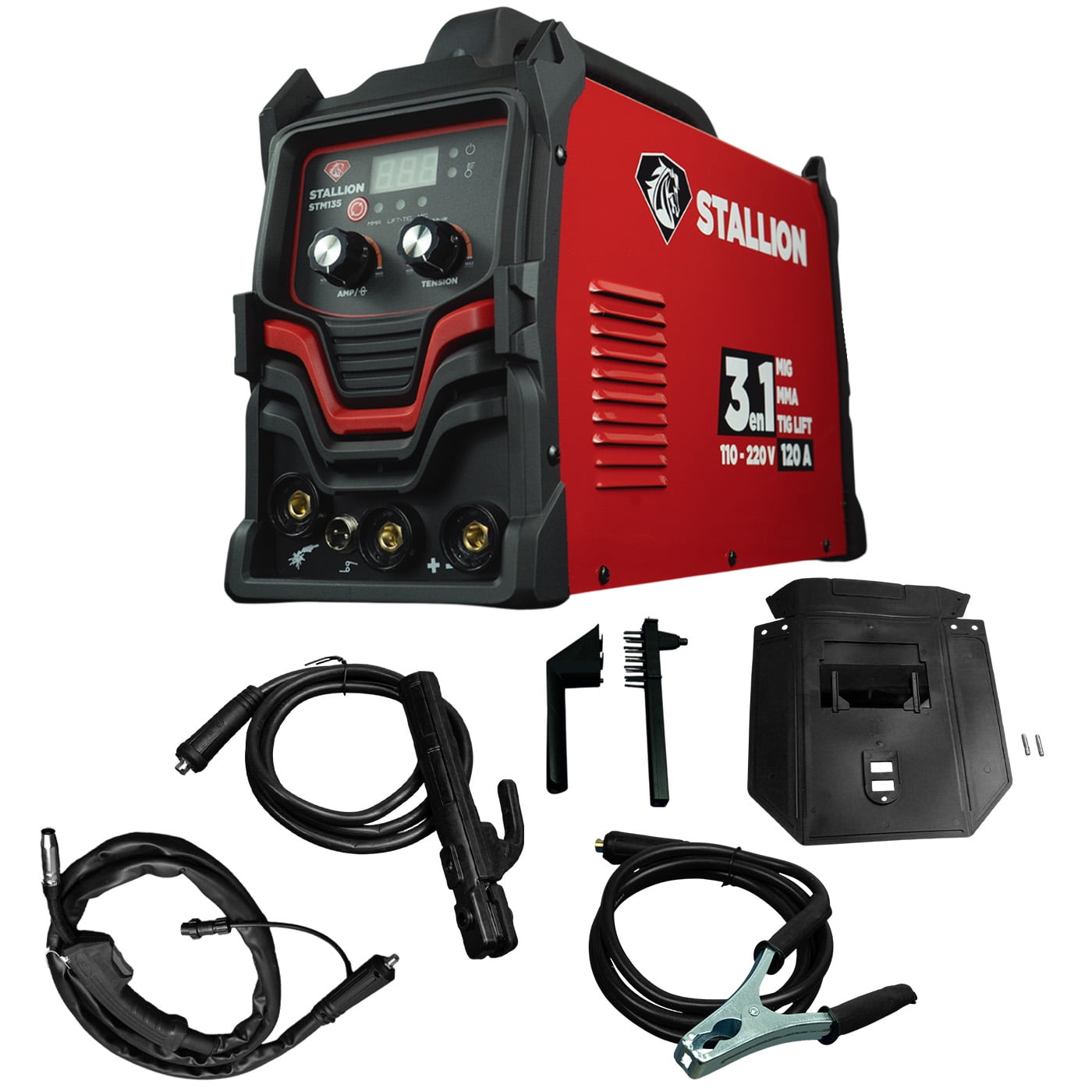 Soldadora Inverter 3 En 1 Mig Sin Gas/Mma/Tig Lift 110v/220v 60hz ...