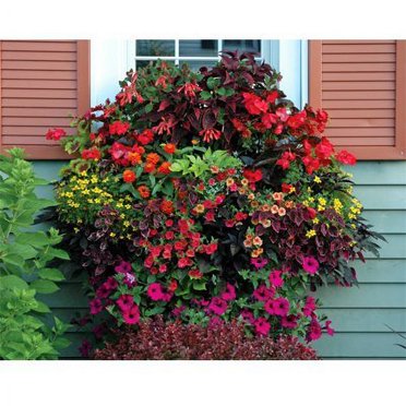 40 Inch Long Rectangular Outdoor Window Box Wooden Flower Planter ...