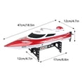HJ806 Remote Control Speed Boat 35KM/H Night Vision Light Capsize Reset ...