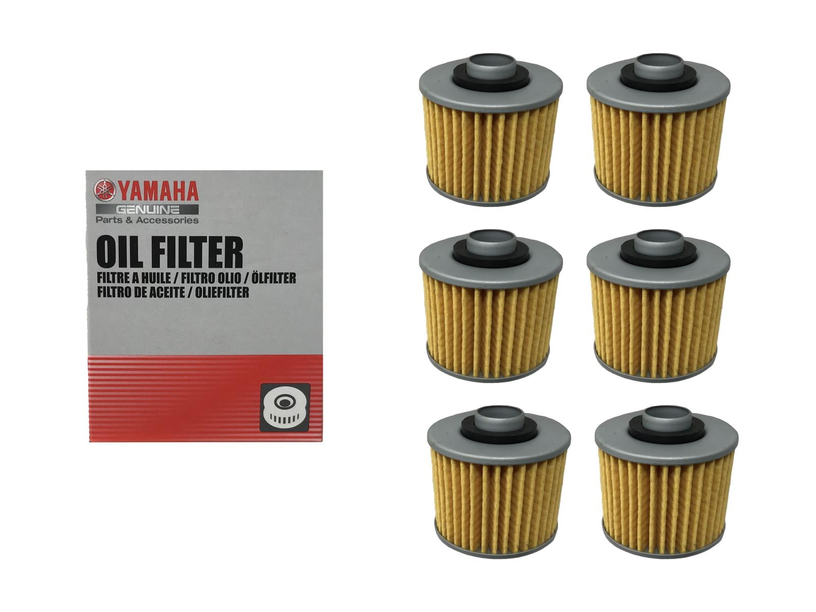 OEM Yamaha Oil Filter 4X7-13440-90 6 PACK - Walmart.com