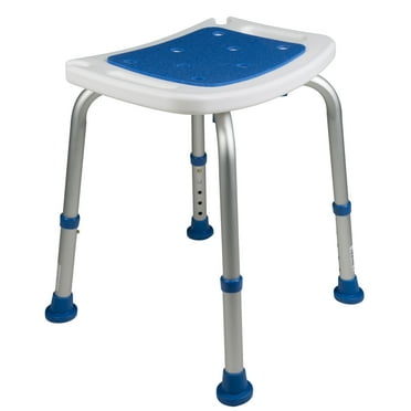 Drive Medical Adjustable Height Bath Stool, White - Walmart.com