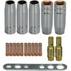 MB15 15AK Contact Tip M6 & Tips Holder Difuser & Shield cup & Torch Neck MIG Welding Torch (M6 ...