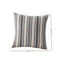 Bohemian Moroccan Throw Pillow Cover with Yarn Dyed Stripes and Tassel ...