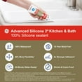 GE Advanced Silicone Waterproof Bathroom Caulk, Clear 2.8 fl oz Tube ...