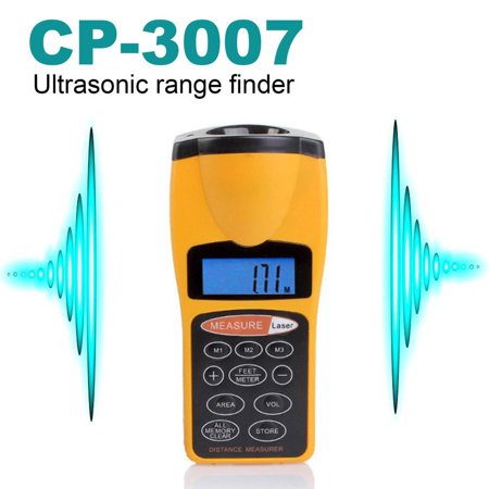 CP-3007 Multifunctional LCD Ultrasonic Distance Meter Measure Range ...