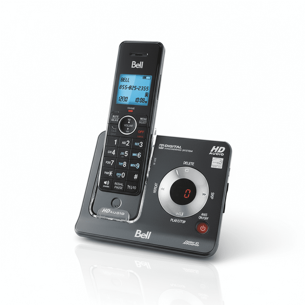 Bell DECT 6.0 Cordless Home Phone with Voice Announce Caller ID/Waiting ...
