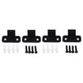 Homena 4pcs Sliding Door Slides Rails Anti-Swing Barn Door Hanging Rail ...