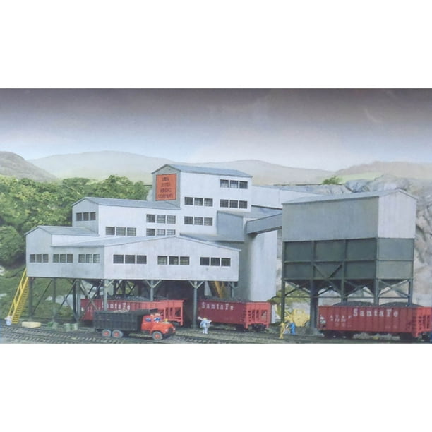 Walthers Cornerstone N Scale Building/Structure Kit New River Mining ...