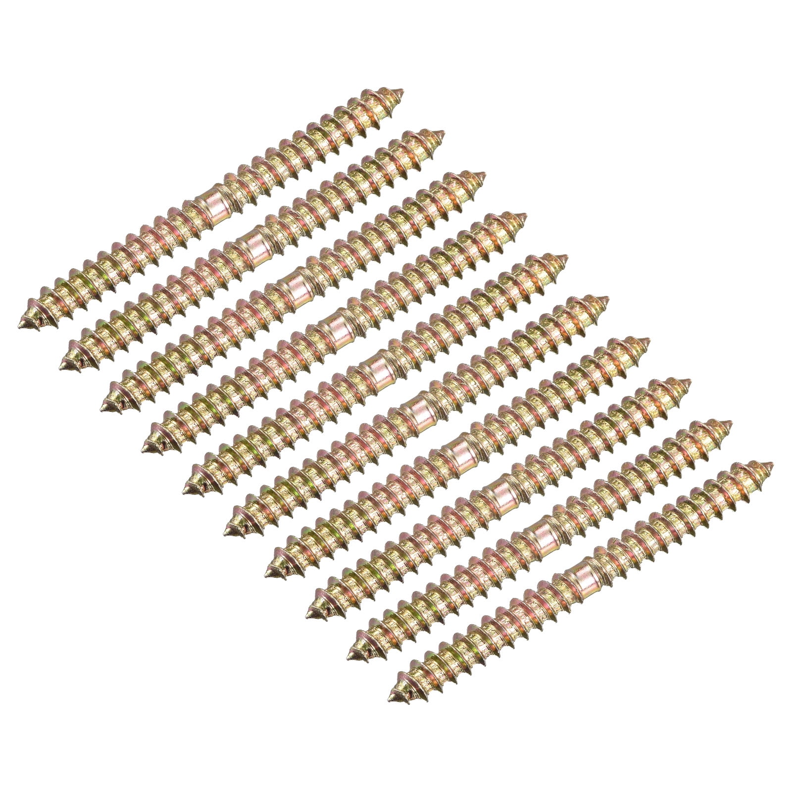 6x70mm Hanger Bolts, 80 Pack Double Ended Thread Wood to Wood Dowel ...