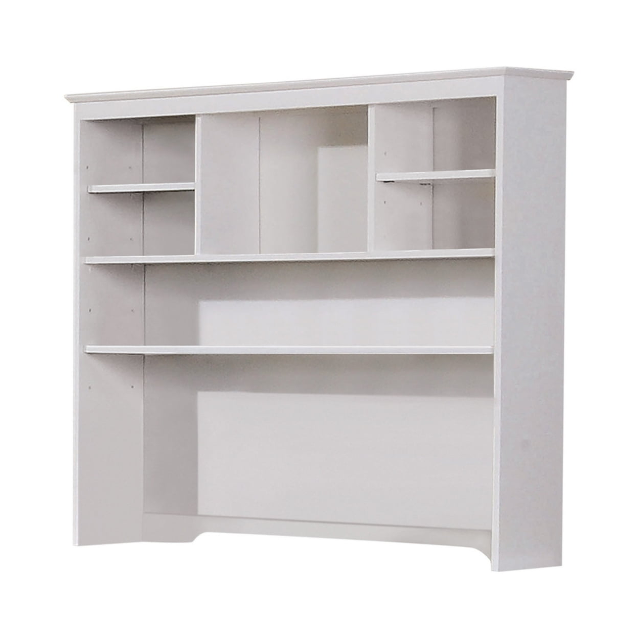 Wooden Computer Desk Hutch, White- Saltoro Sherpi - Walmart.com
