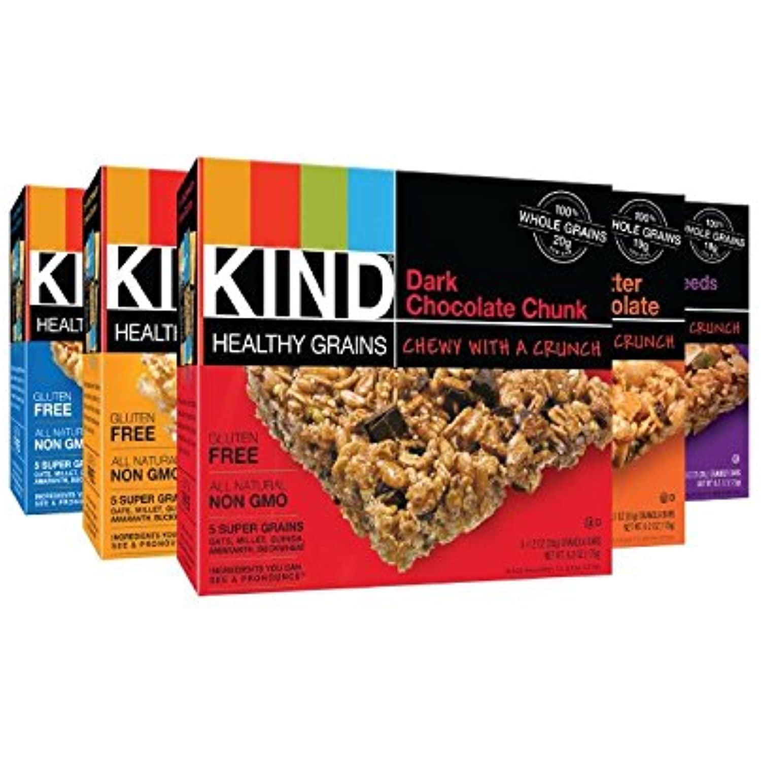 Kind Healthy Grains Bars-Variety Pack-1.2 Oz-5 Count-5 Pack - Walmart.com