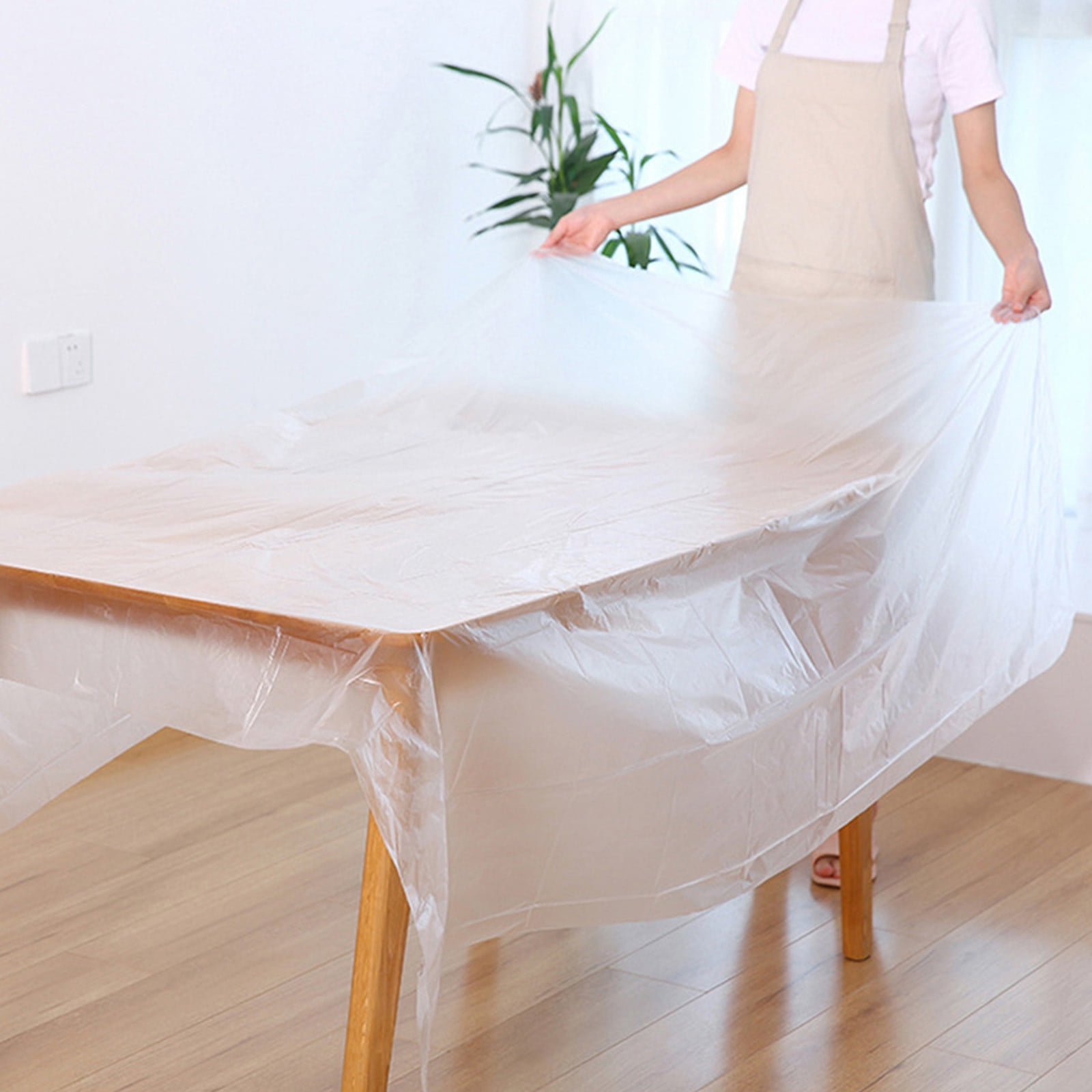 Click here for Iumwxz Disposable Tablecloths Plastic Square Round... prices