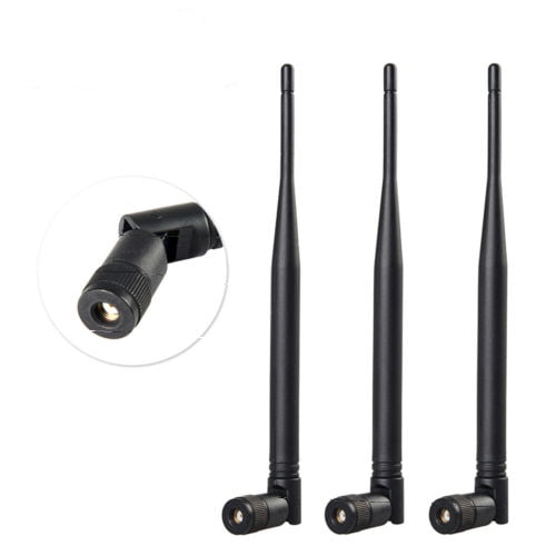 3-Pack 2.4GHz 5GHz Dual Band 6dBi WiFi RP-SMA Antenna for Router Asus ...