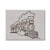 Locomotive Train Stencil Steam Engine Template Reusable 8.5 x 11 for ...