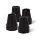Equate Rubber Quad Cane Tips, Black, 4 Count - Walmart.com