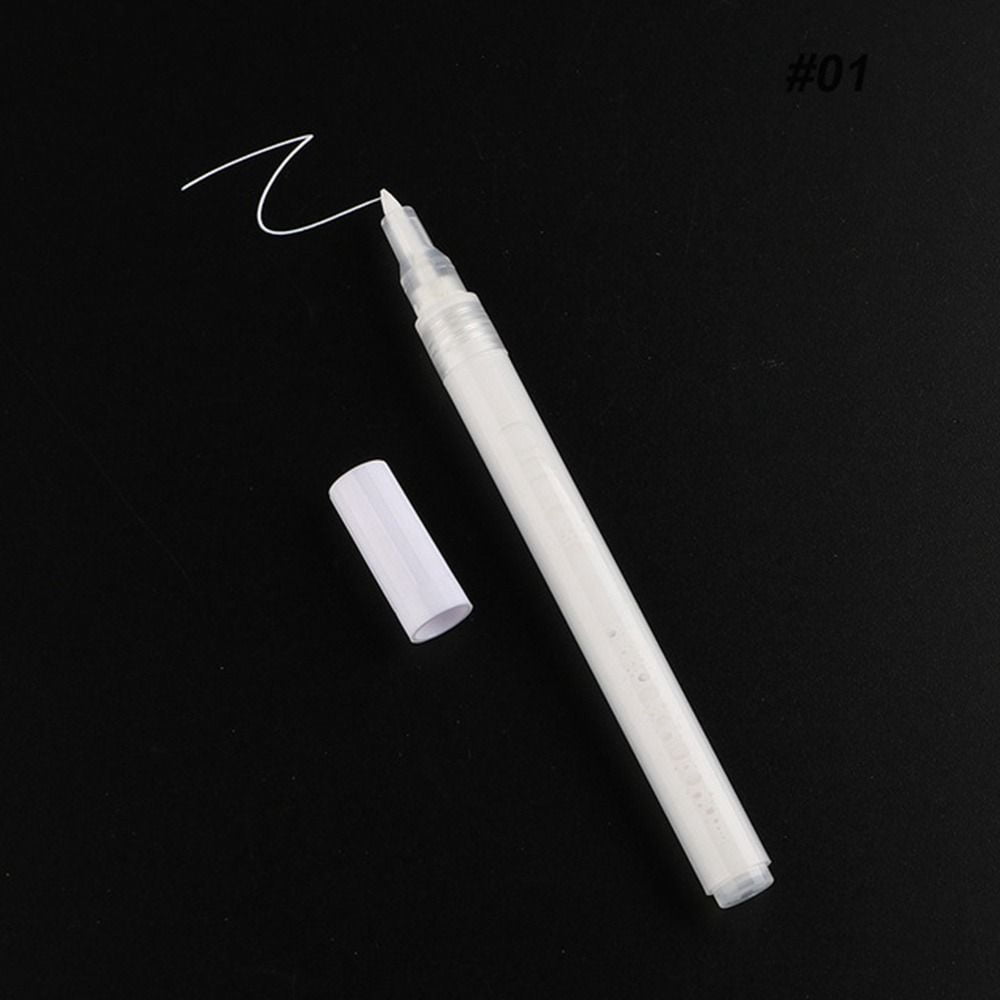 2PCs Plastic Manicure Tool Oily Brush Nail Hook Liner Graffiti Gel Pen ...