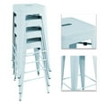 Lacoo Indoor-Outdoor 30 Tolix Style Metal Bar Stools - Walmart.com