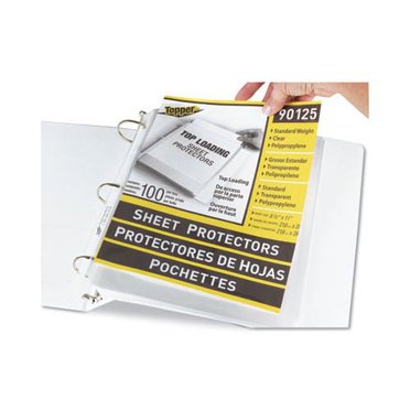 C-Line Super Capacity Sheet Protector with Tuck-In Flap, 200", Letter ...