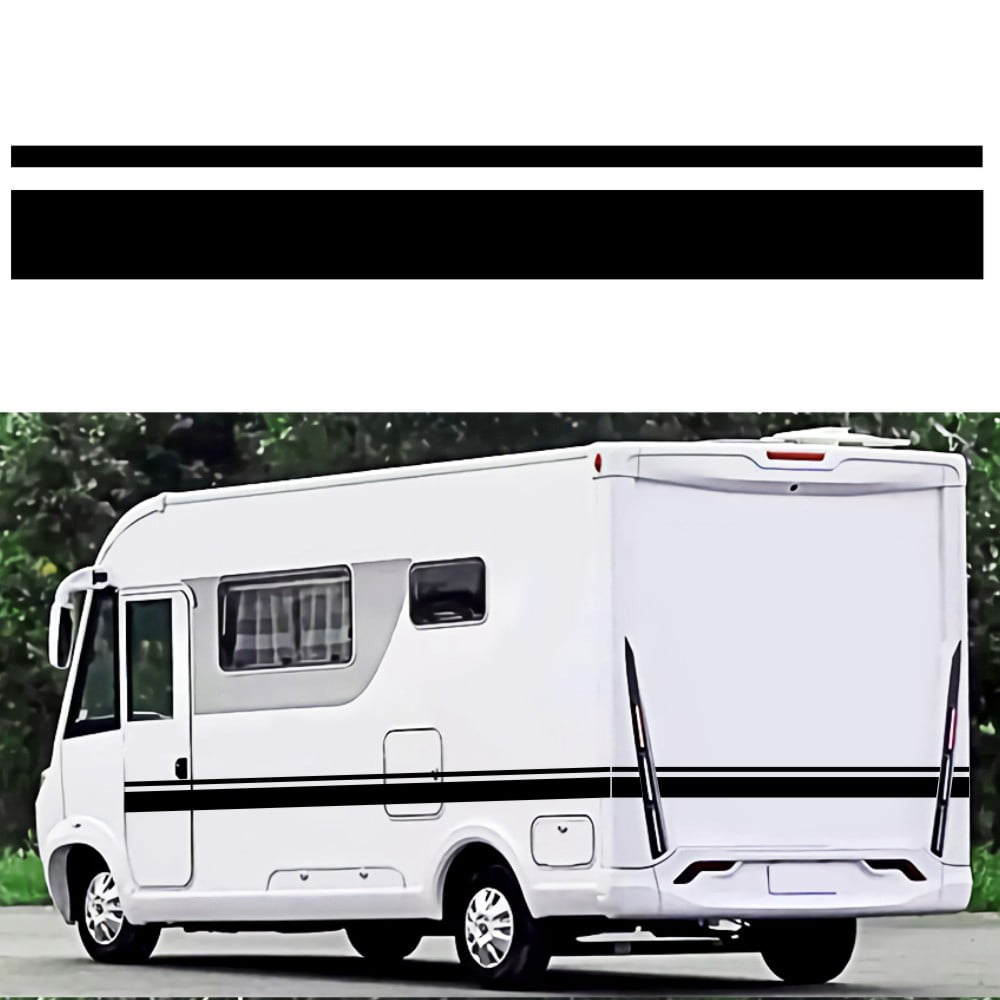 Click here for Flyflise Car Two Side Rv Stripes Graphics Decals C... prices