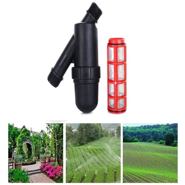 Screen Irrigation Filter, 3/4 Inch Garden Hose Filter with Stainless ...