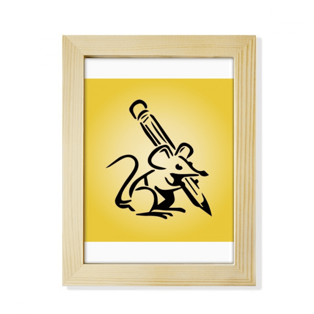 Mouse Clever Writing Outline Exquisite Desktop Adorn Photo Frame ...