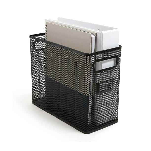 TRU RED Wire Mesh File Organizer, Matte Black (TR57550) TR57550-CC ...