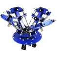 TECHTONGDA 4 Color 4 Station Double Rotating Screen Printing Press ...
